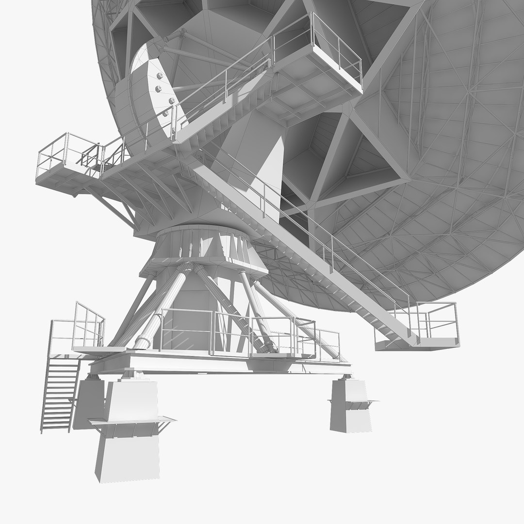 Satellite dish 3D model - TurboSquid 1275292