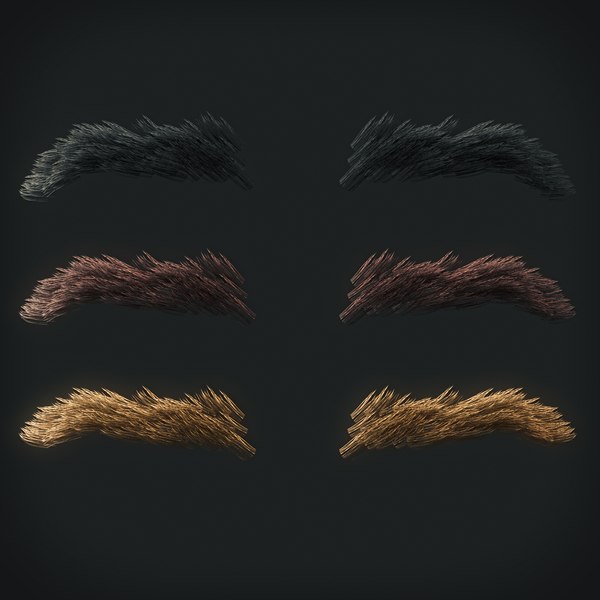 3D Eyebrows Models | TurboSquid