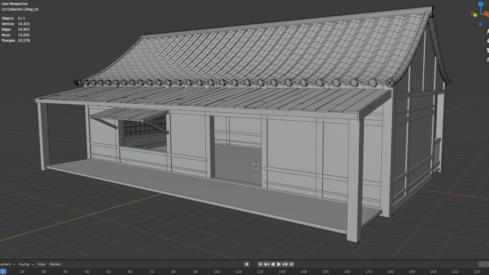 3D Japanese Shop Model - TurboSquid 1992217