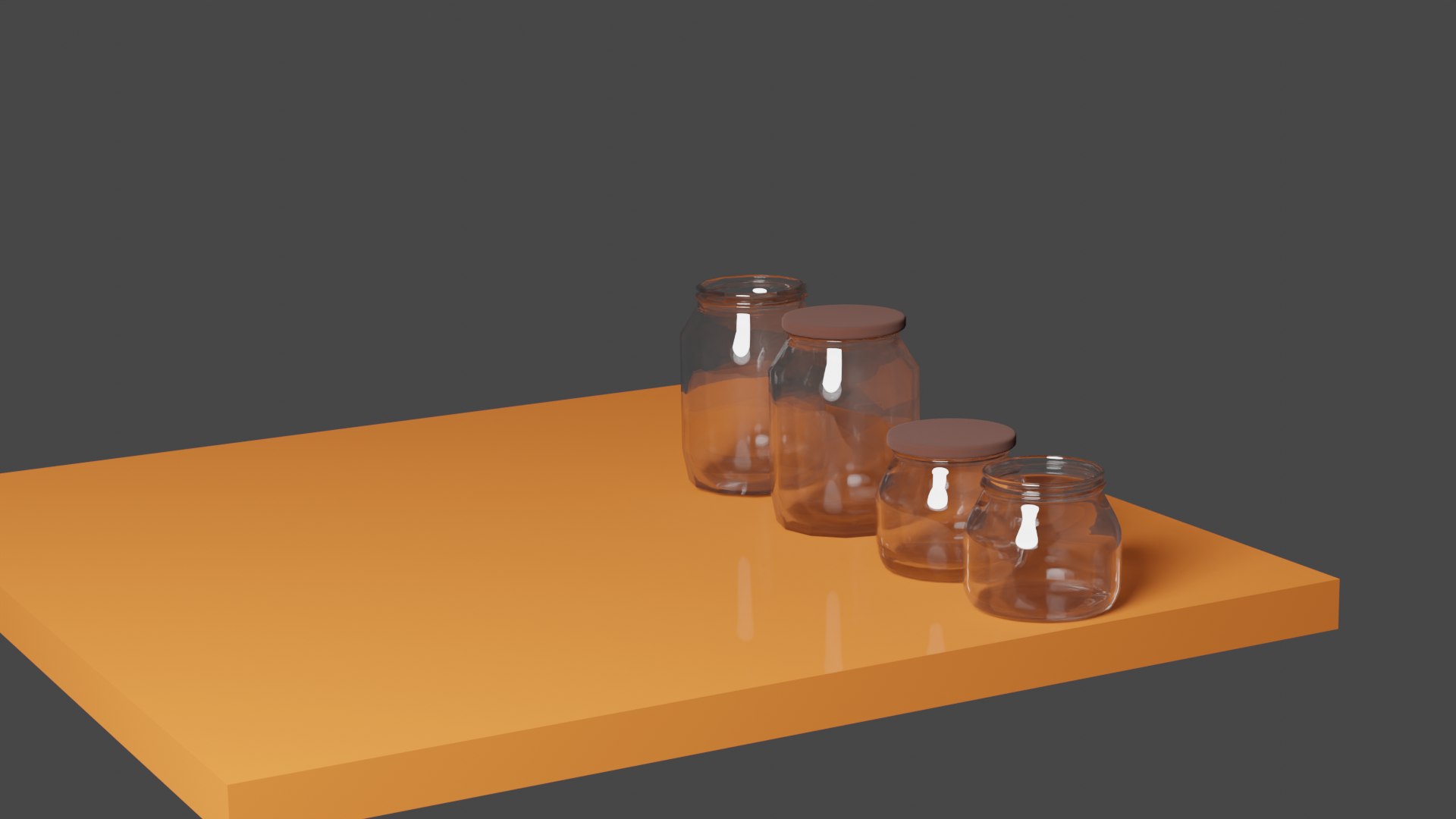 3D Glass Jars Model - TurboSquid 2092431