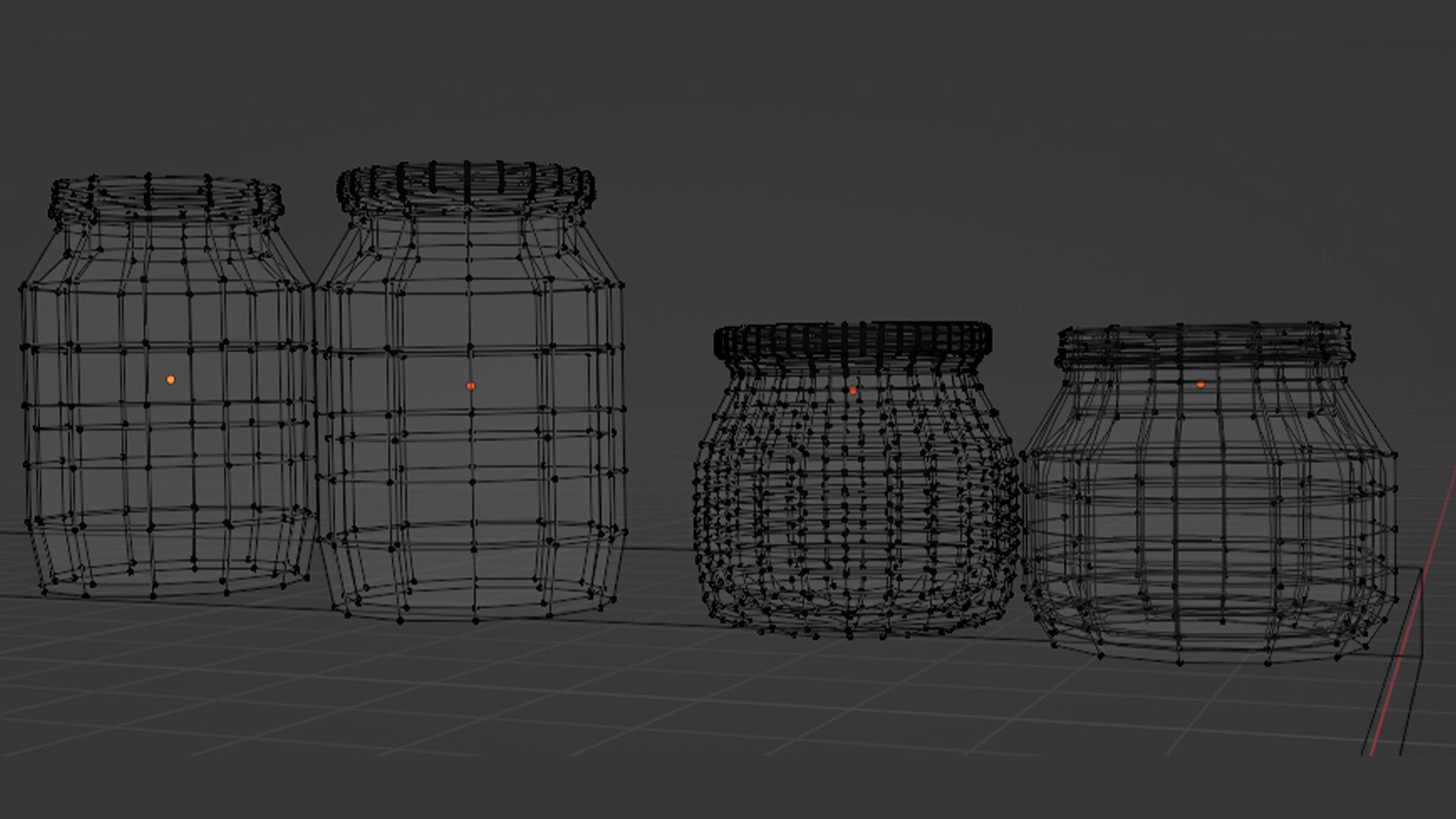 3D Glass Jars Model - TurboSquid 2092431