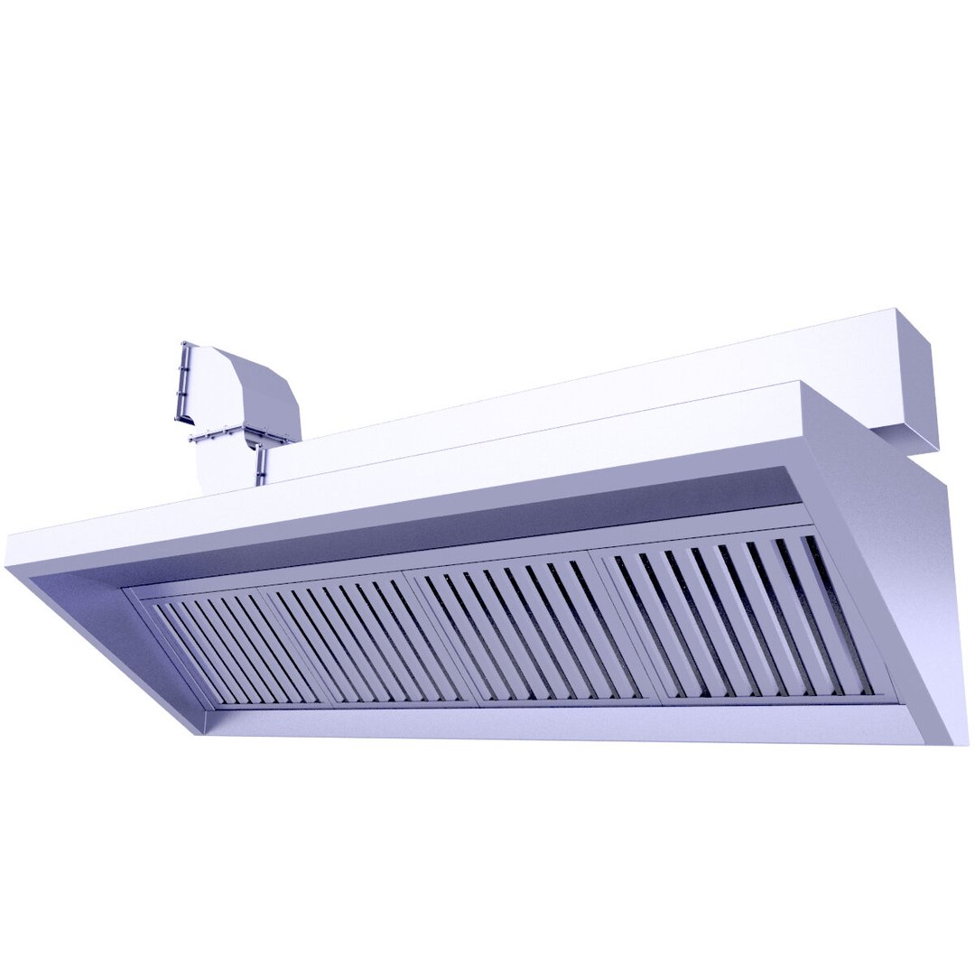 Commercial Kitchen Exhaust 3D Model 19 Model - TurboSquid 1779389