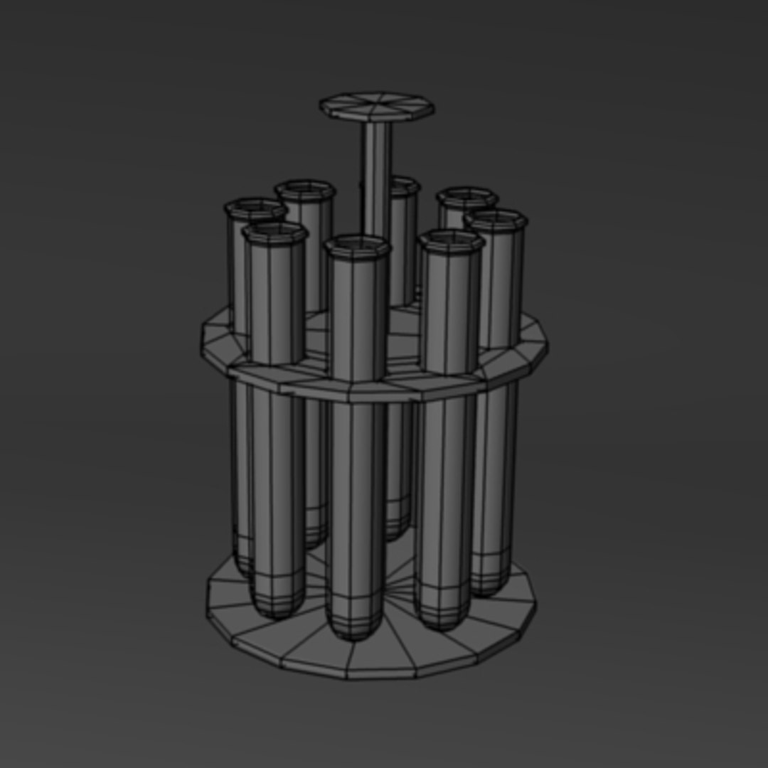 3d Model Test Tubes