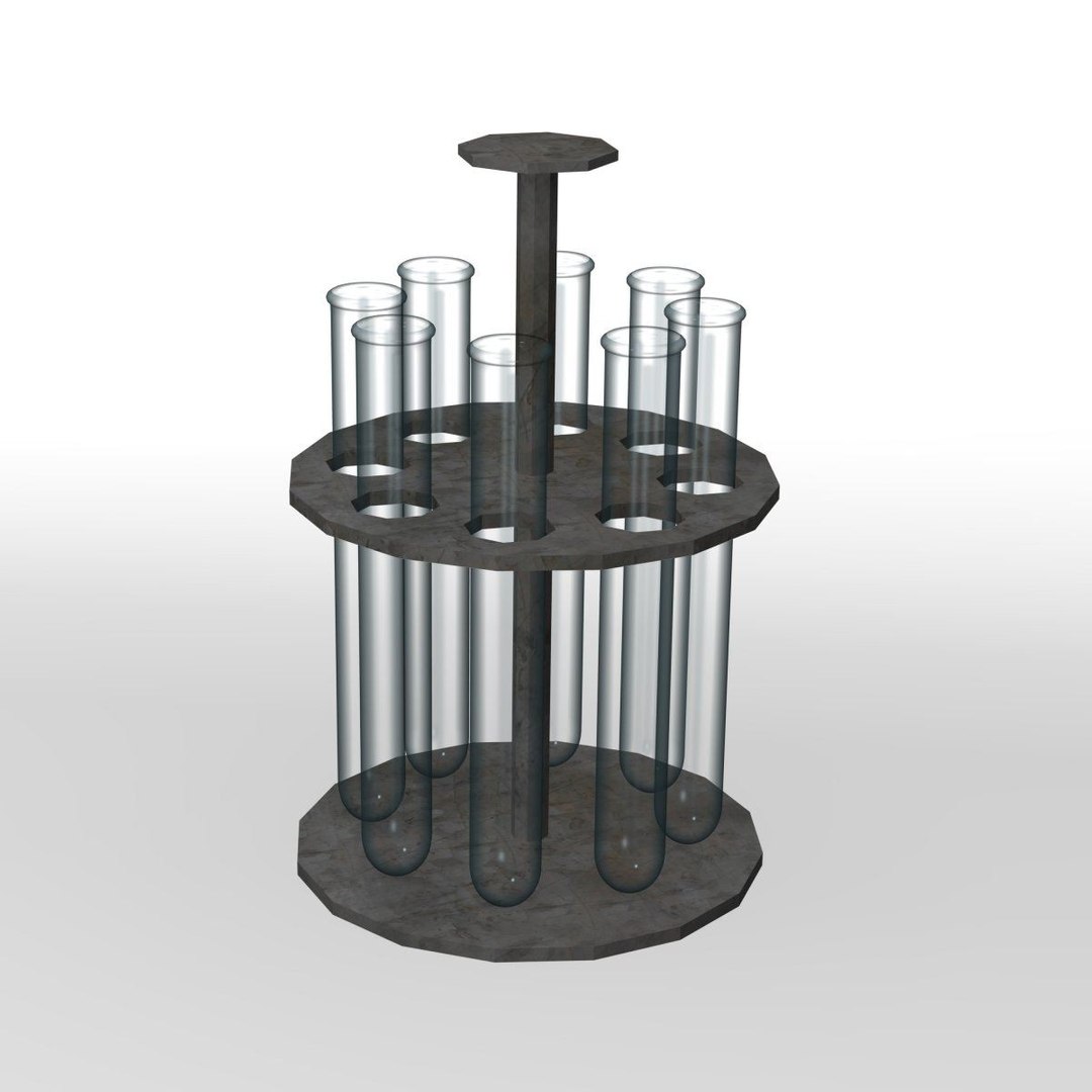3d Model Test Tubes