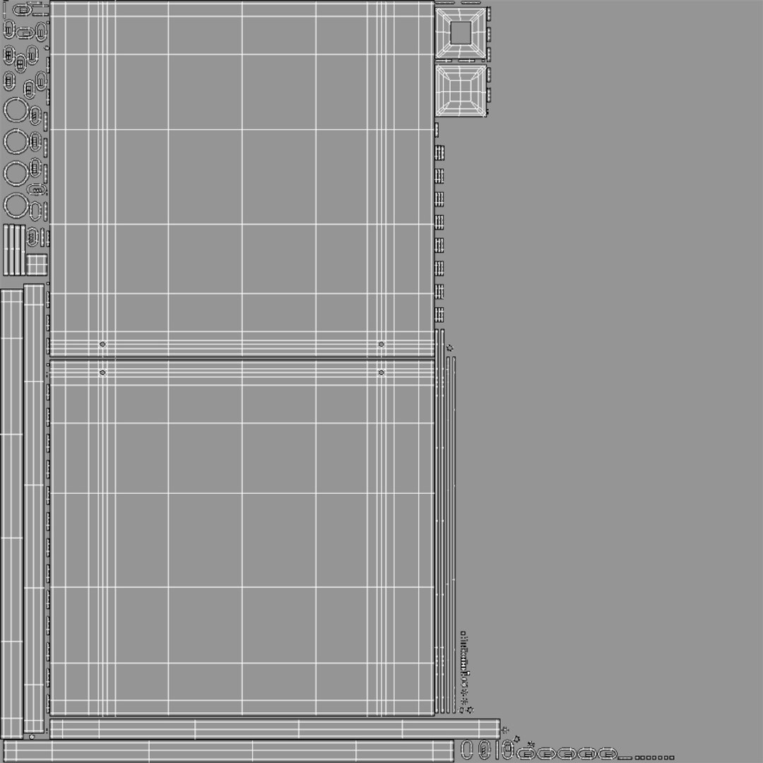 3D Model Wall Mount Advertising Board1 - TurboSquid 2056934