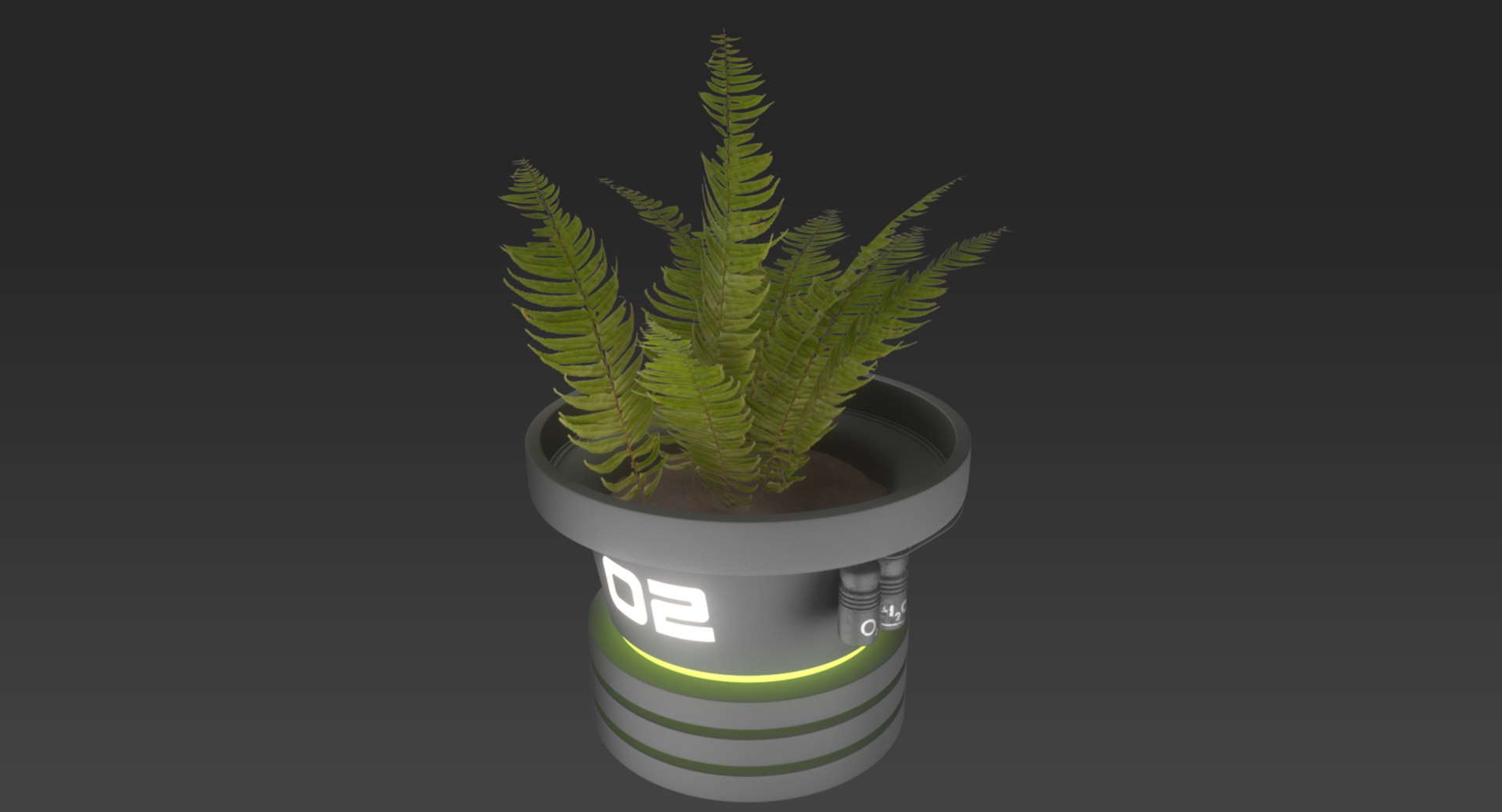 Futuristic pot 3D model - TurboSquid 1251639