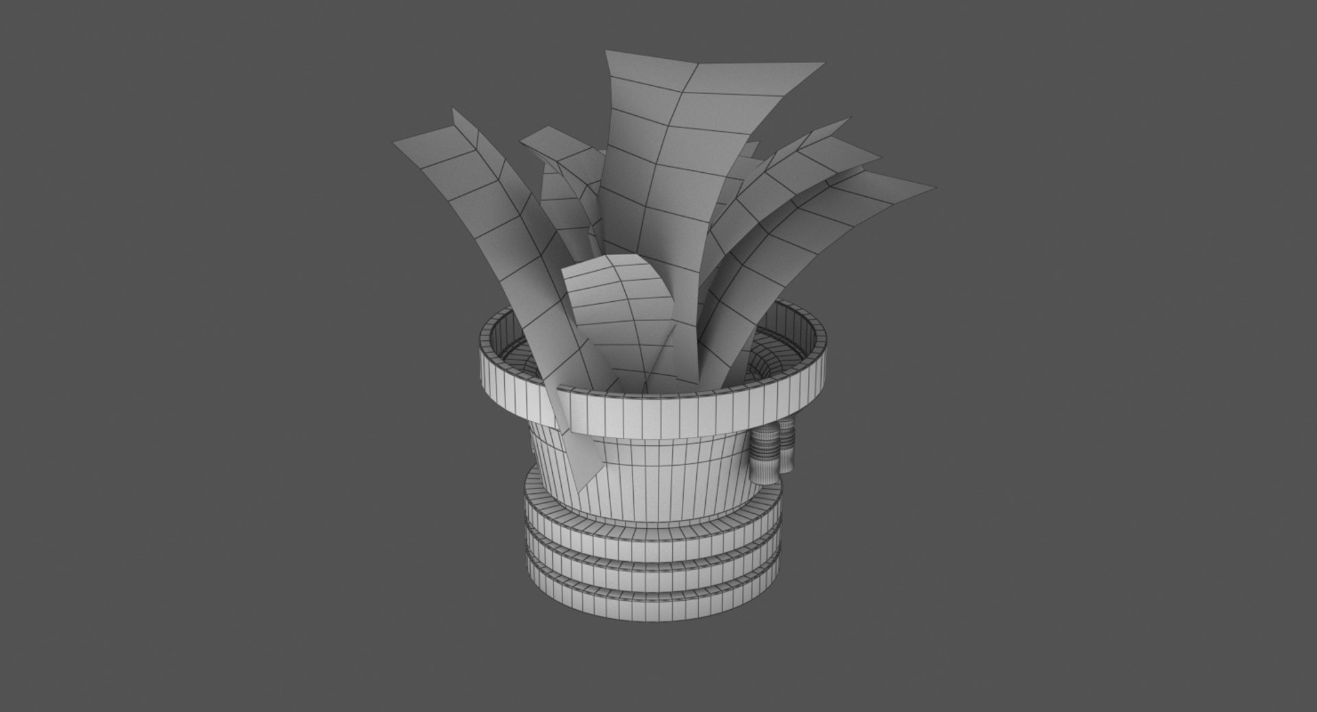 Futuristic pot 3D model - TurboSquid 1251639