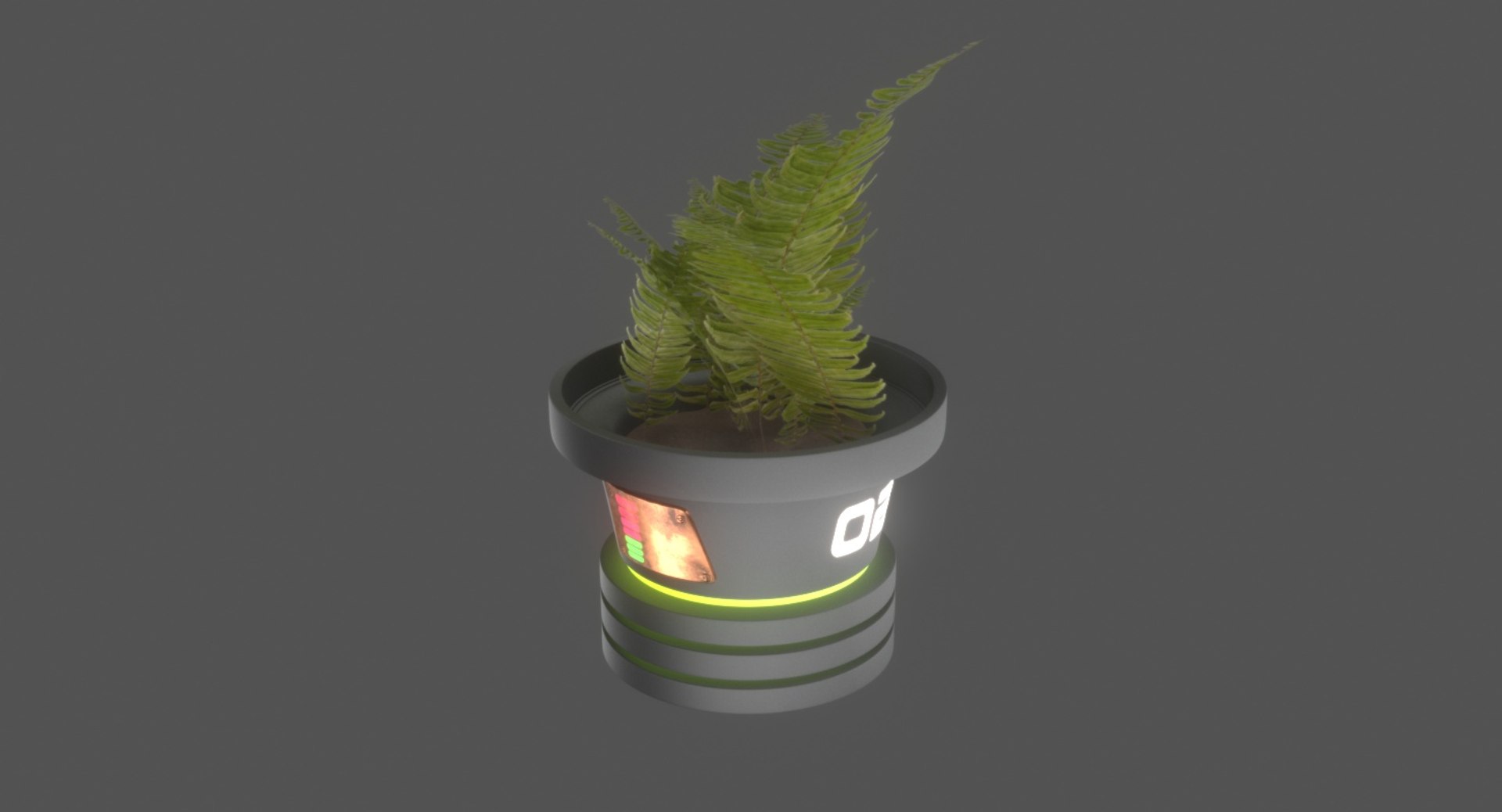 Futuristic pot 3D model - TurboSquid 1251639