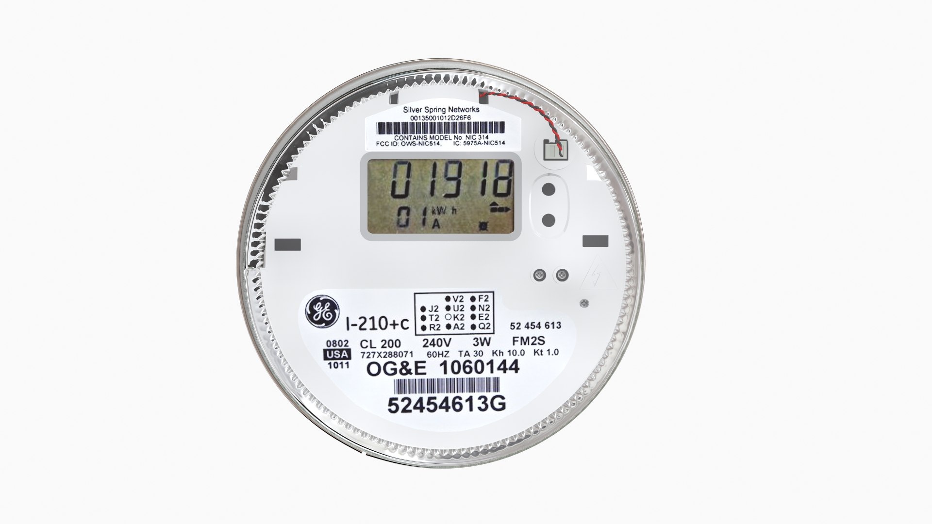 Meter Electric Model - TurboSquid 1541325