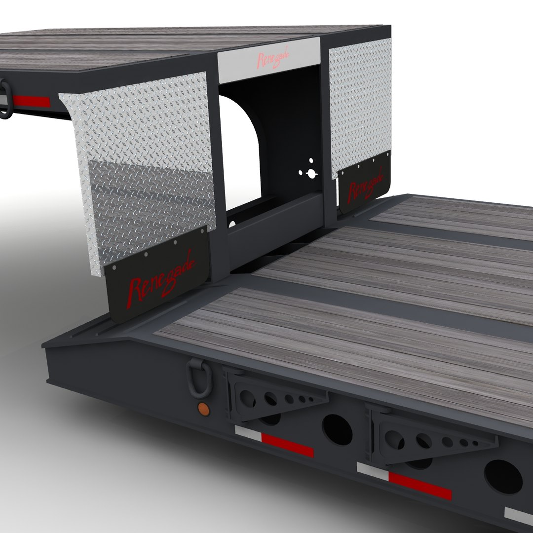3d fontaine renegade lowboy trailer