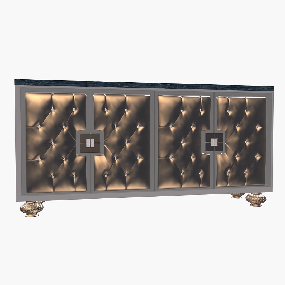 3d modernariato deco stand model