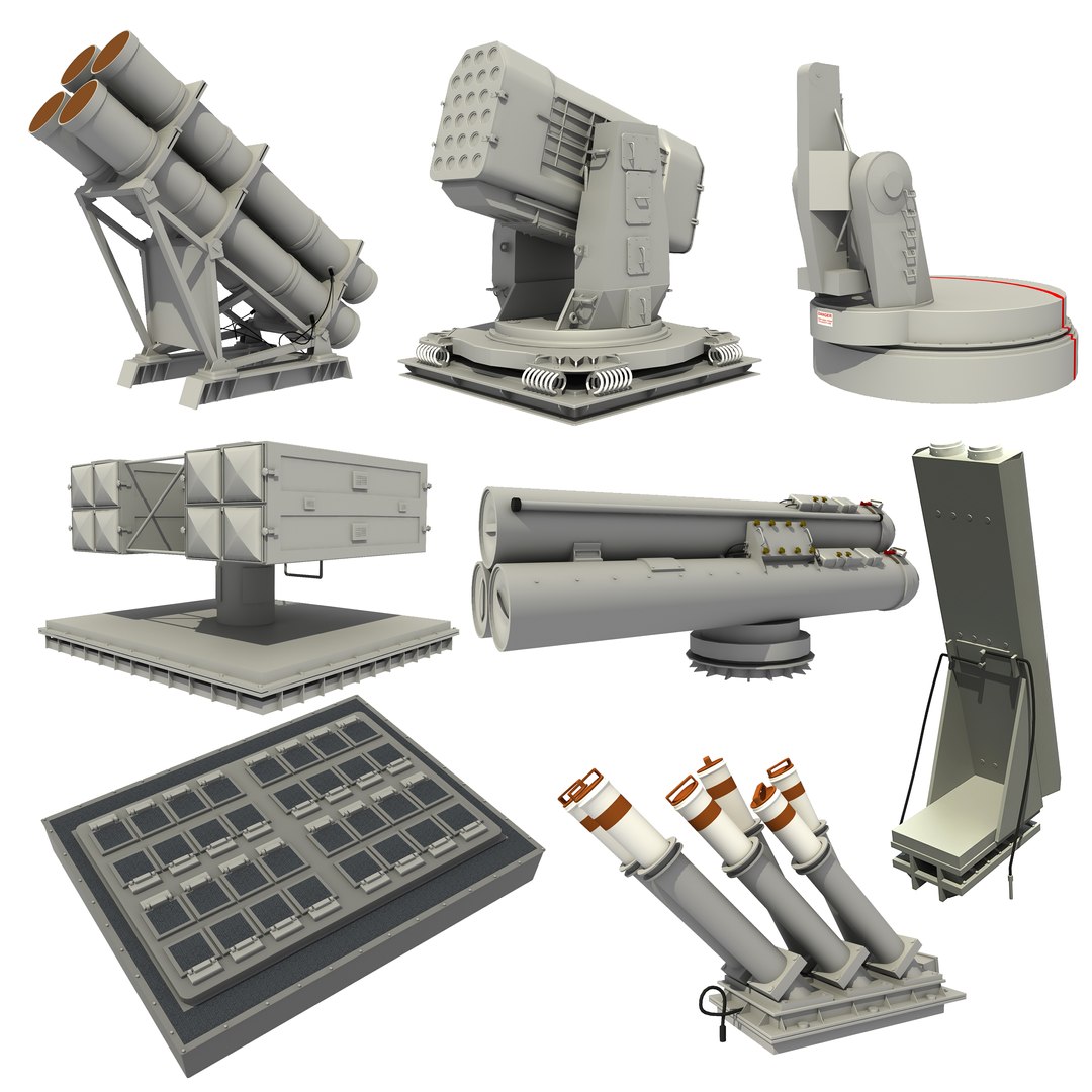 3D great naval weapon systems model - TurboSquid 1356292