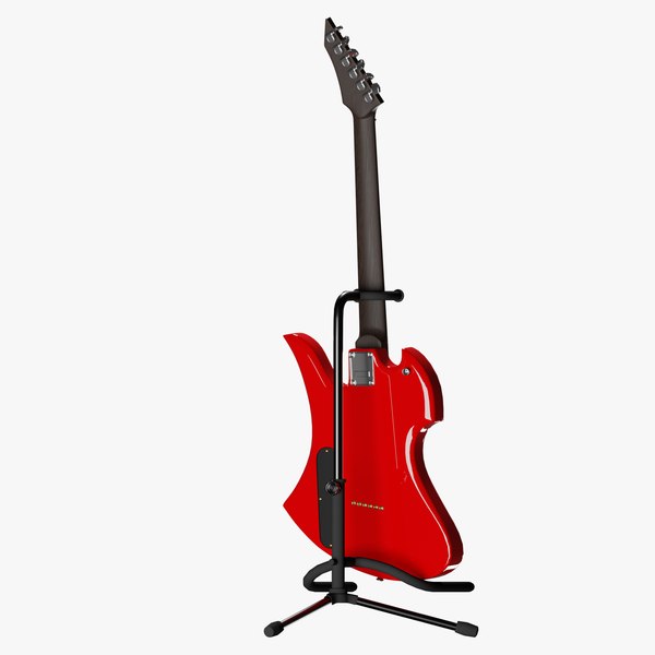 modelo 3d Guitarra eléctrica BC Rich Mockingbird - TurboSquid 2105336