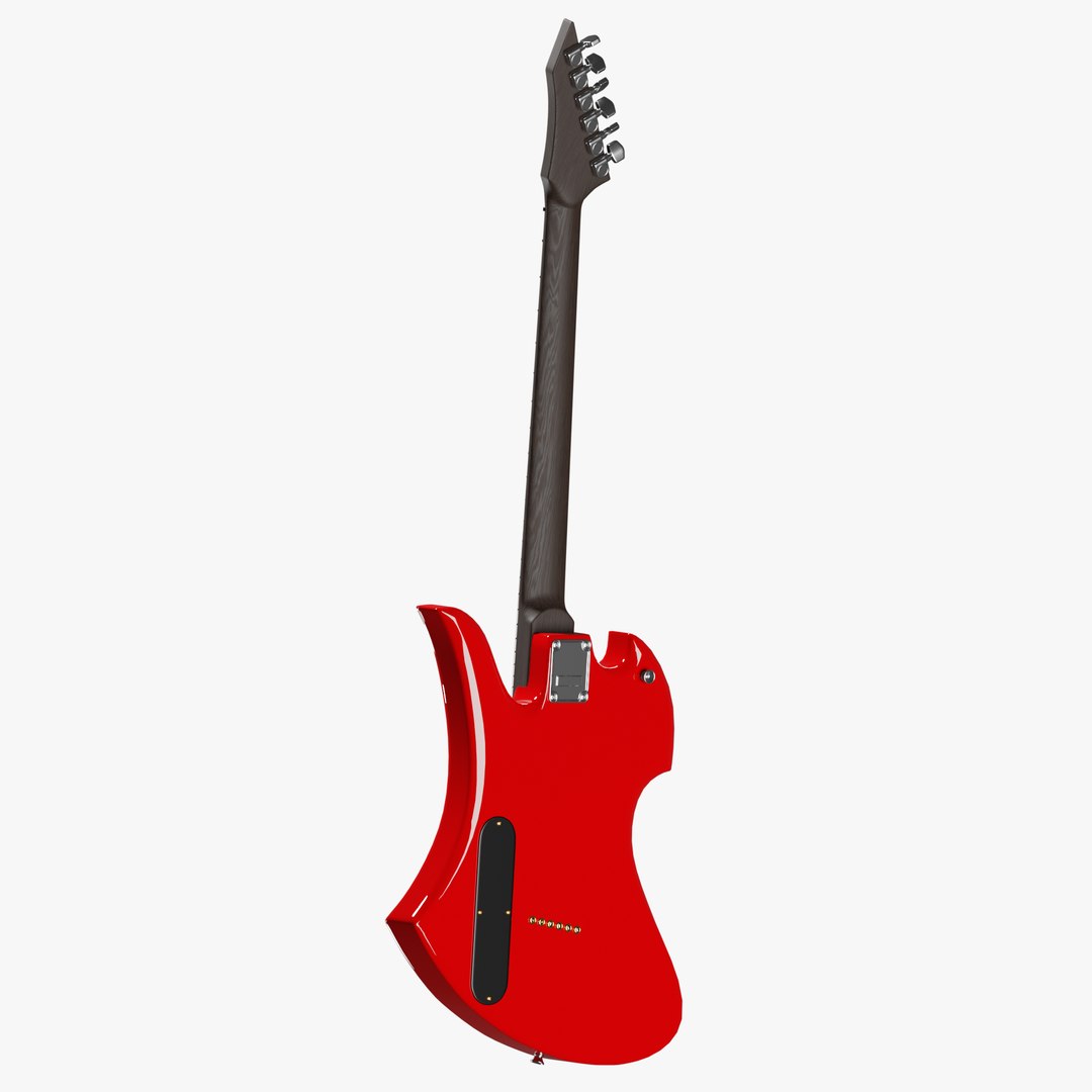 3D B C Rich Mockingbird Electric Guitar Model - TurboSquid 2105336
