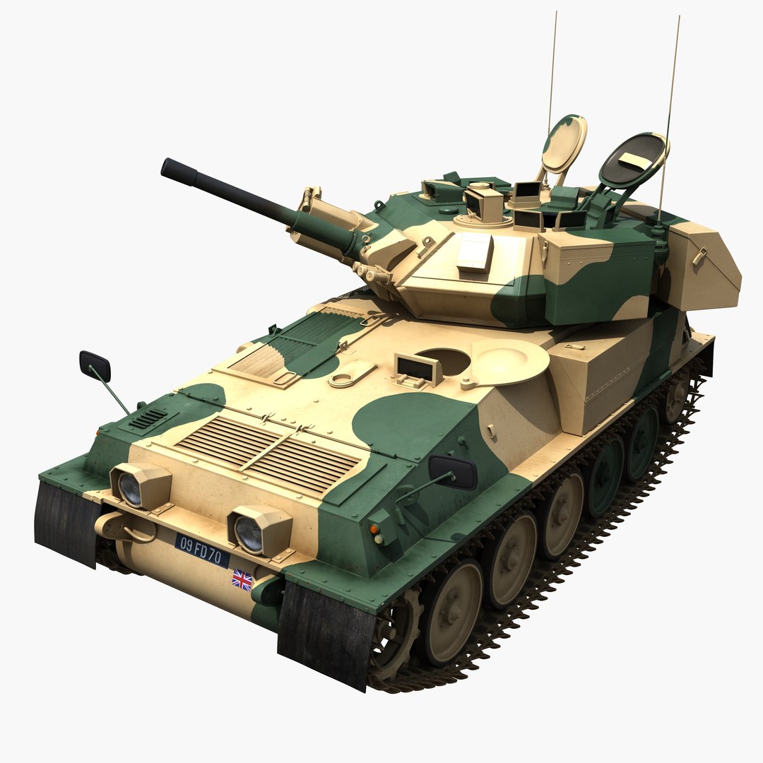 fv101 battle tank 3d max