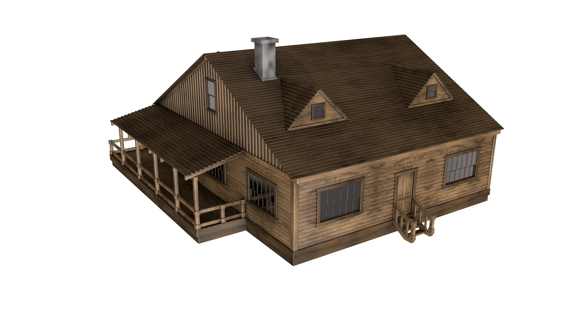 Western House Model - TurboSquid 1914840