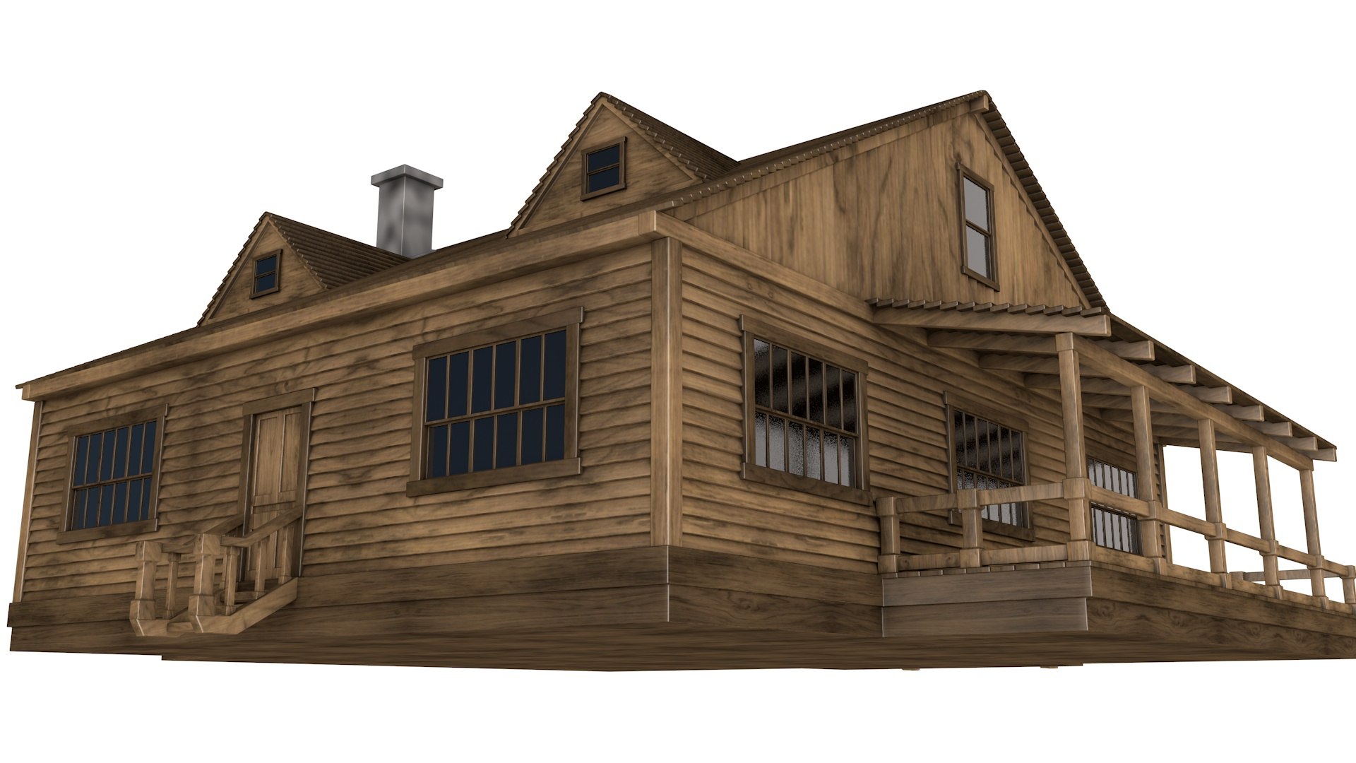 Western House Model - TurboSquid 1914840