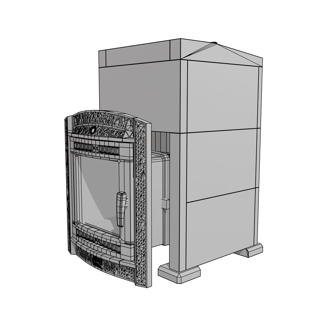 Free 3D Sauna Stove Atmosphere XL Facing Talc Chlorite Model ...