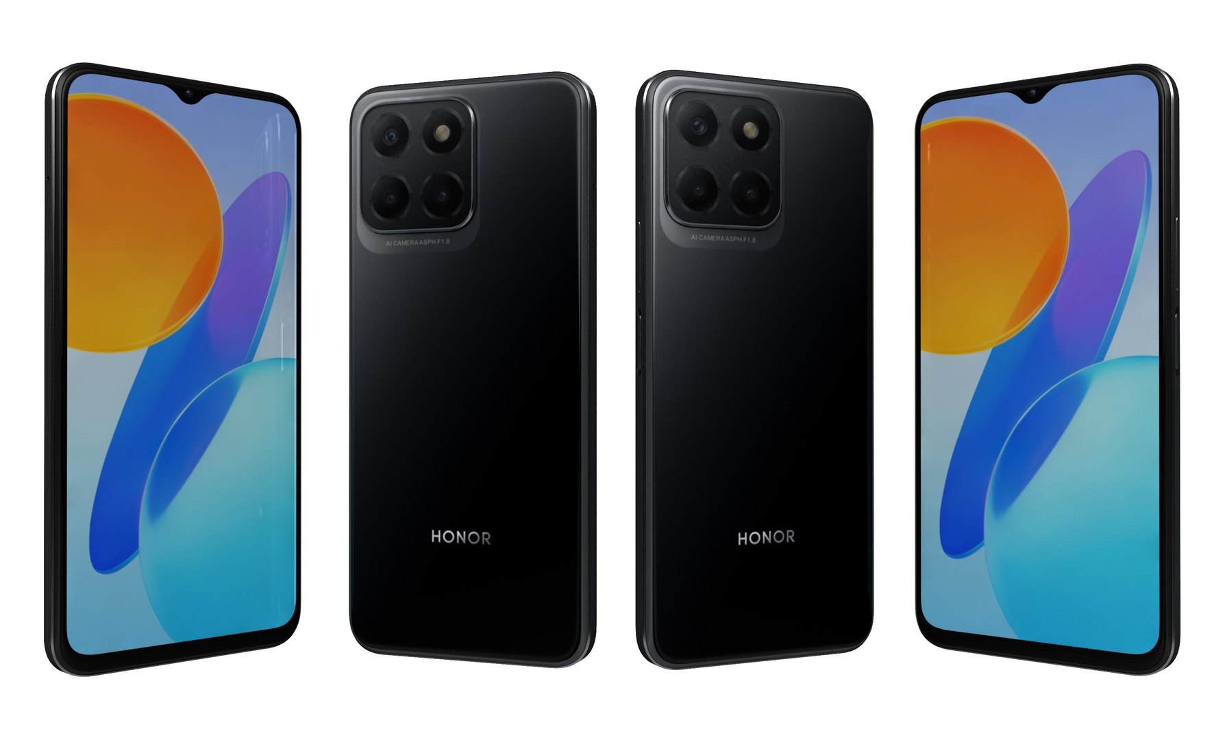 Honor X8 5G Black 3D Model - TurboSquid 1936098
