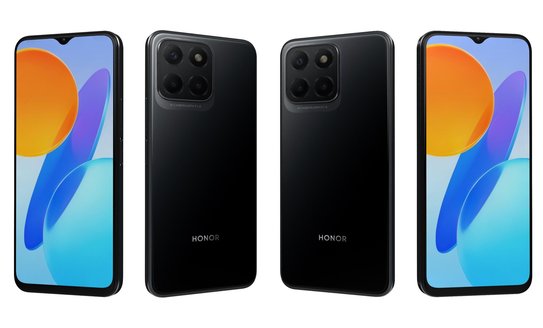 Honor X8 5G Black 3D Model - TurboSquid 1936098