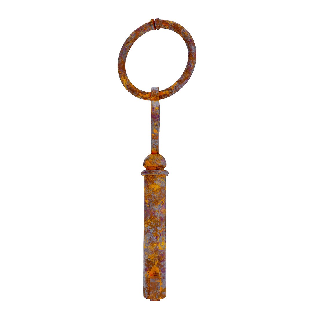 3D model Old dirty key - TurboSquid 1986555