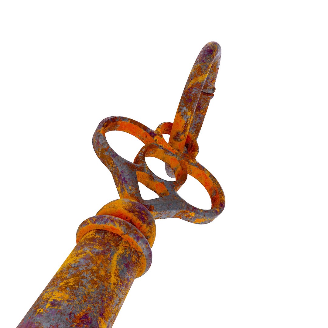 3D model Old dirty key - TurboSquid 1986555