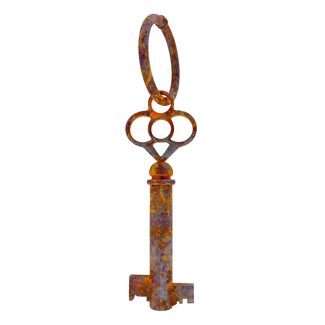 3D model Old dirty key - TurboSquid 1986555