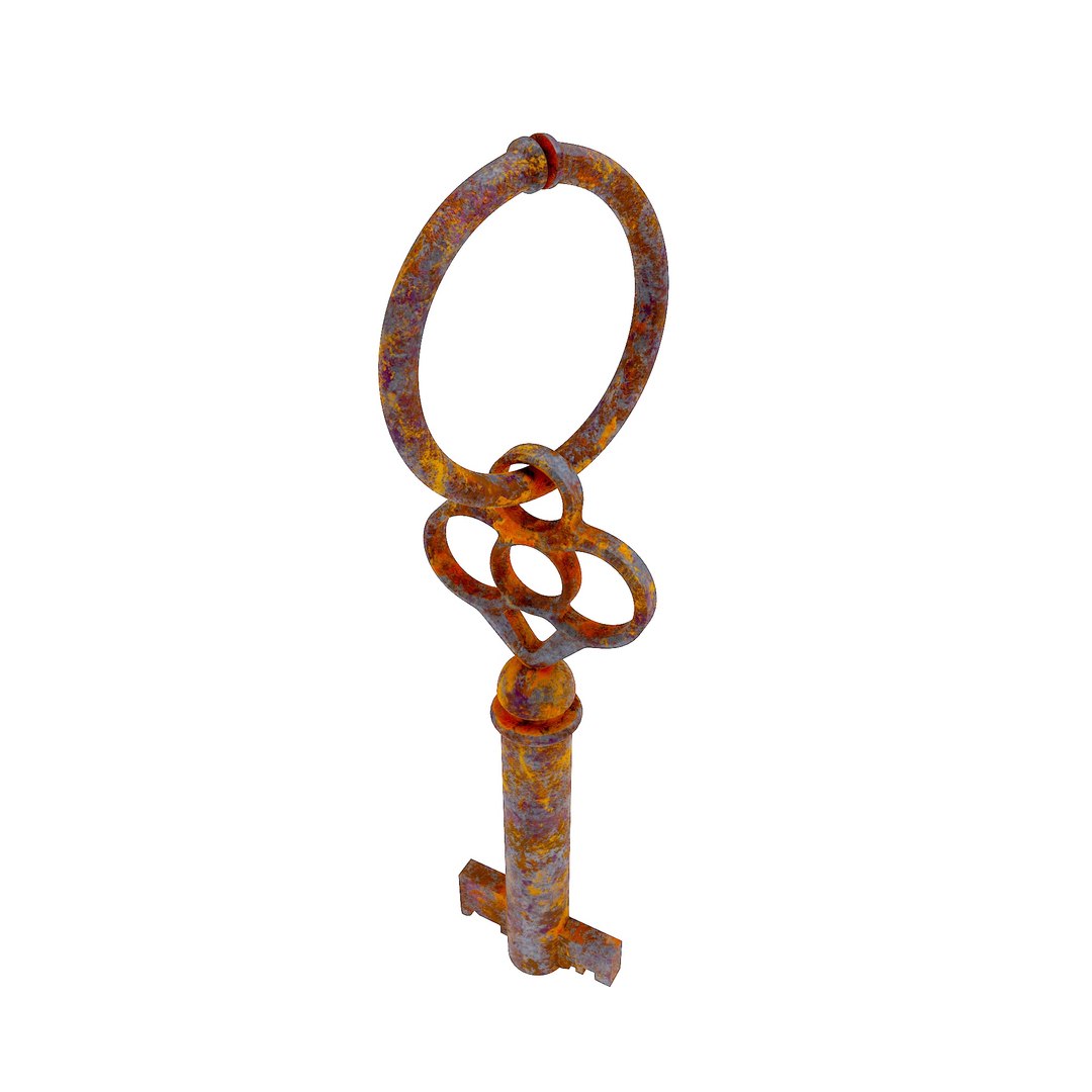 3D model Old dirty key - TurboSquid 1986555