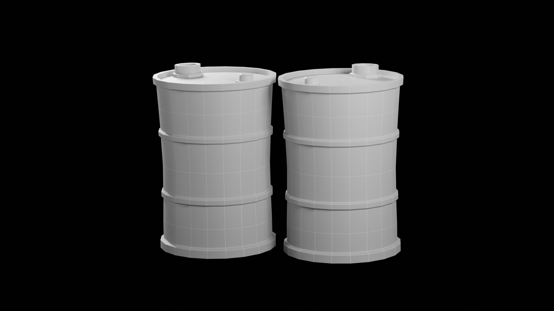 Stylized Low-poly Oil Barrel 3D Model - TurboSquid 2067926