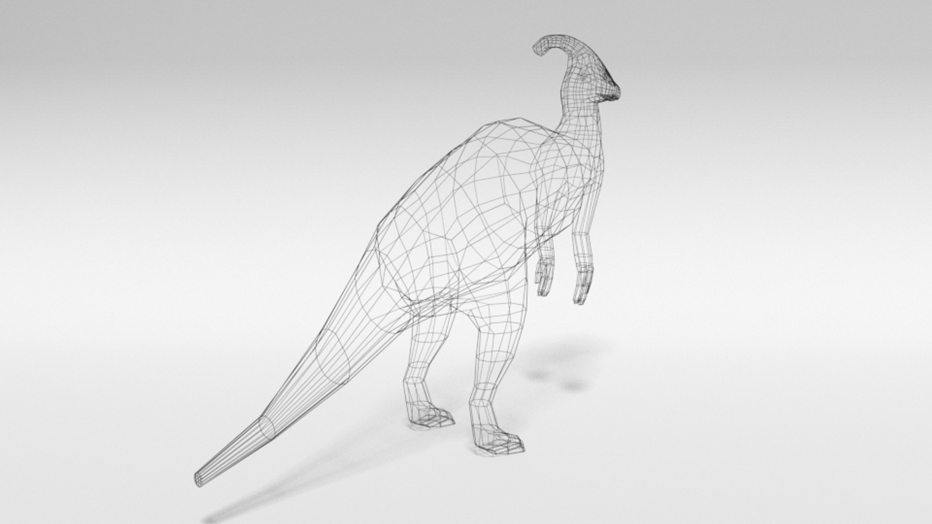 Parasaurolophus dinosaur 3D model - TurboSquid 1540597