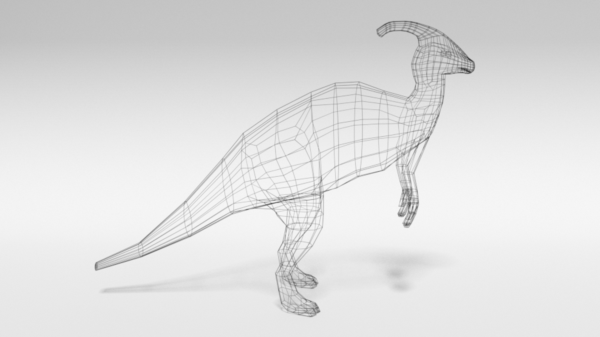 Parasaurolophus dinosaur 3D model - TurboSquid 1540597