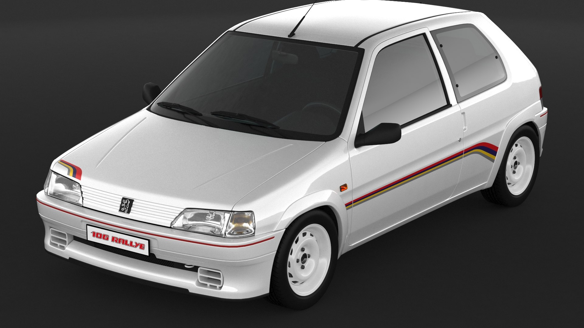 Peugeot 106 XSI RALLYE Model - TurboSquid 2253237