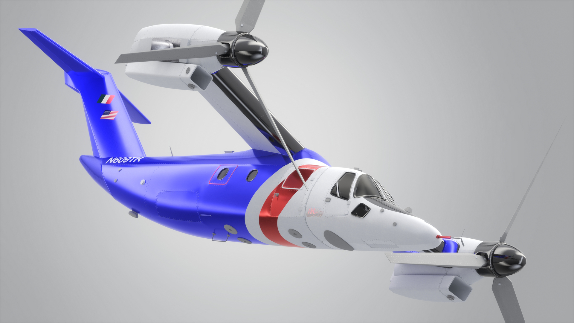 AgustaWestland AW609 Offshore model - TurboSquid 1761531
