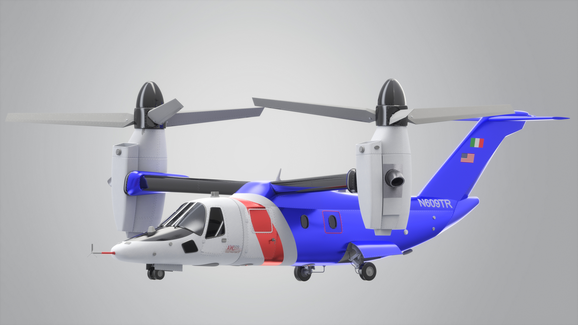 AgustaWestland AW609 Offshore model - TurboSquid 1761531