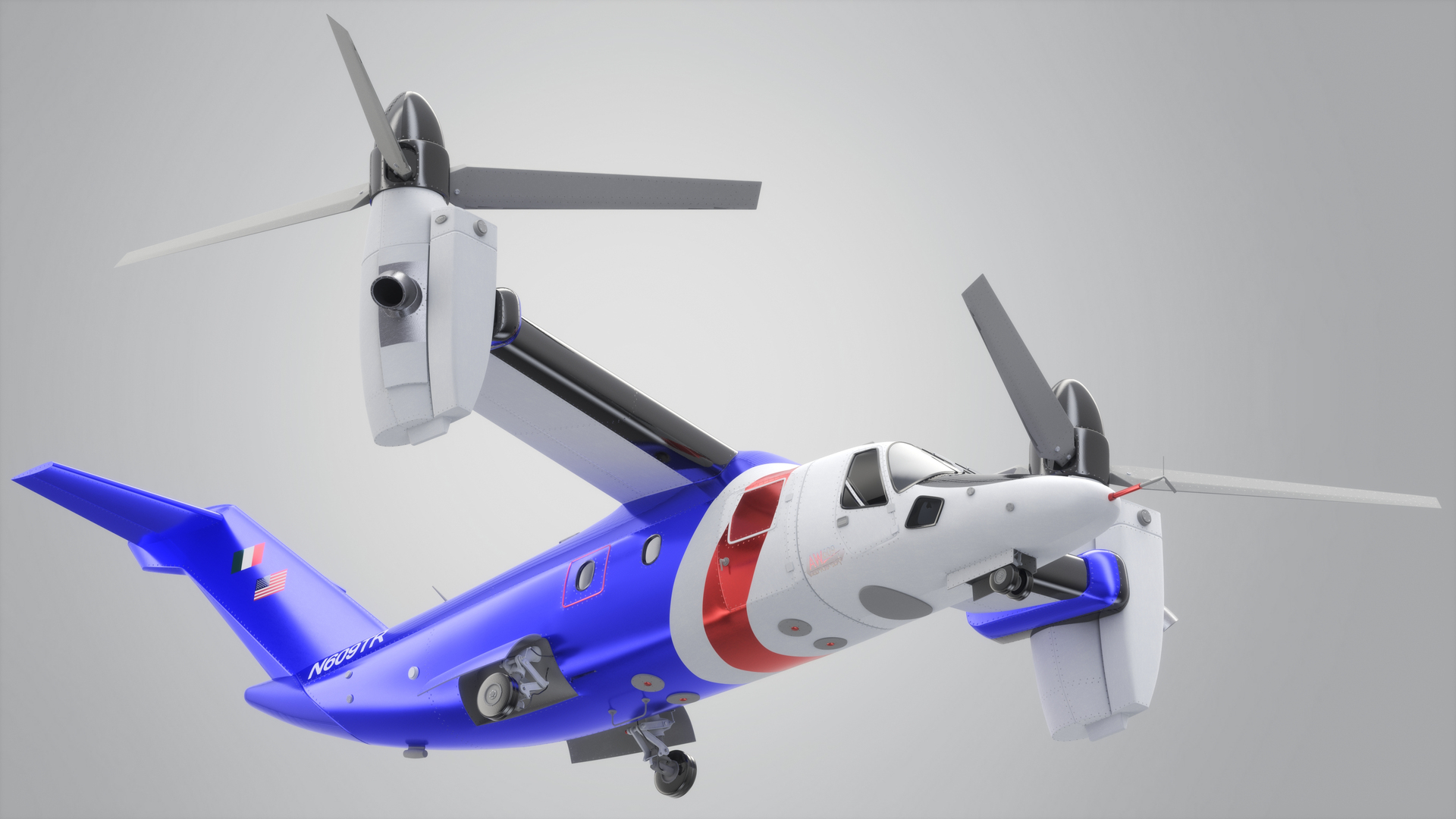AgustaWestland AW609 Offshore model - TurboSquid 1761531