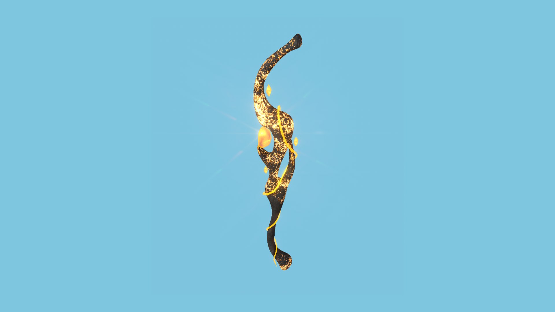 3D Fantasy Mage Staff 03 Fire - Medieval Weapon - TurboSquid 1774779