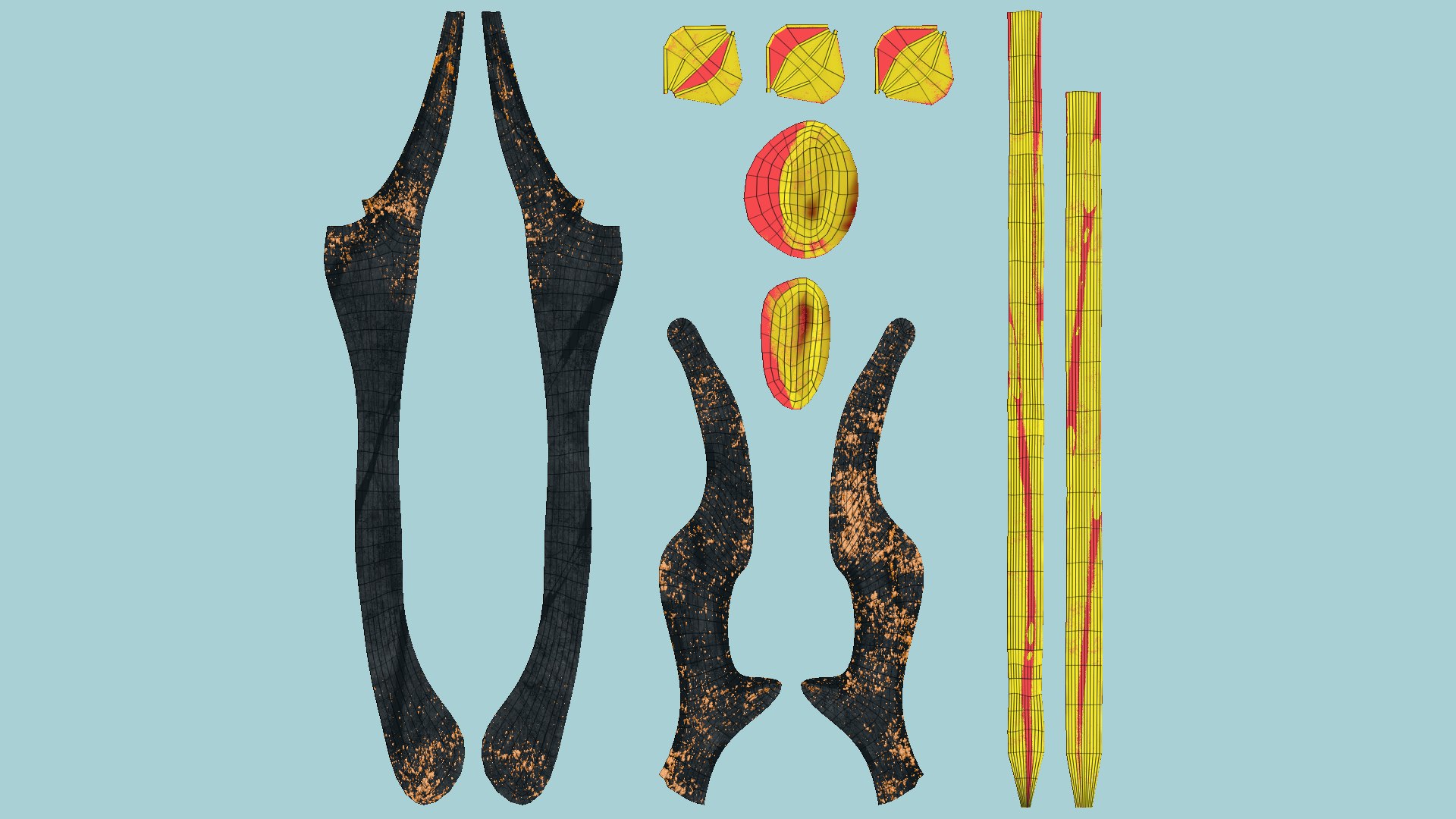 3D Fantasy Mage Staff 03 Fire - Medieval Weapon - TurboSquid 1774779