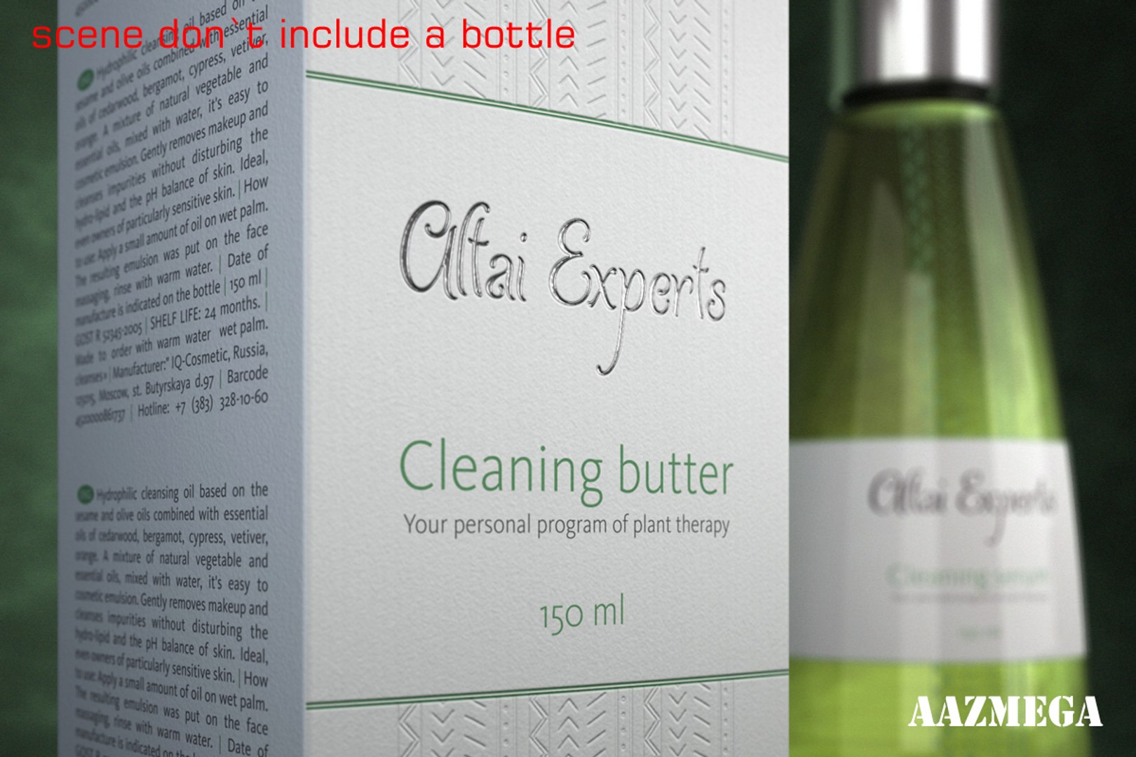 3d model of cleaning box experalta