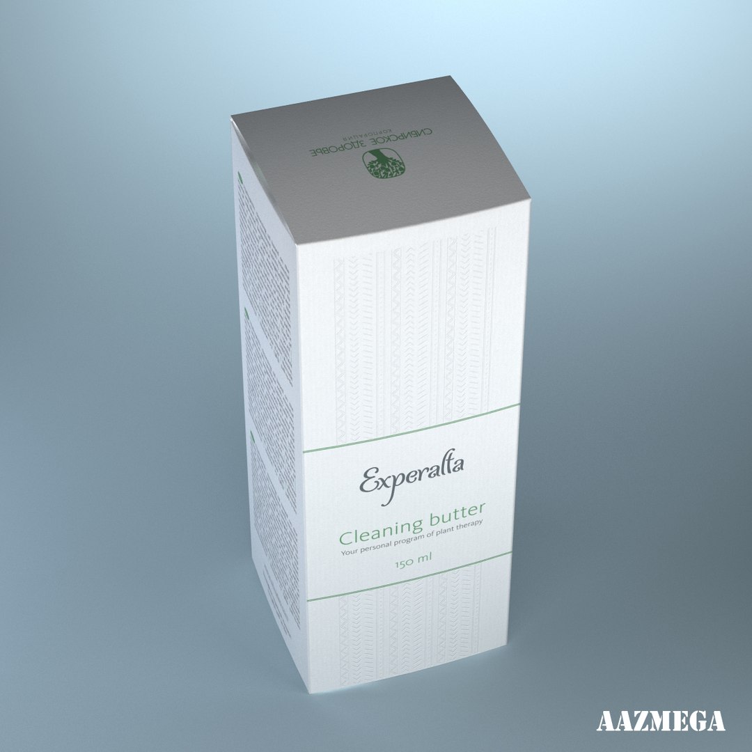 3d model of cleaning box experalta