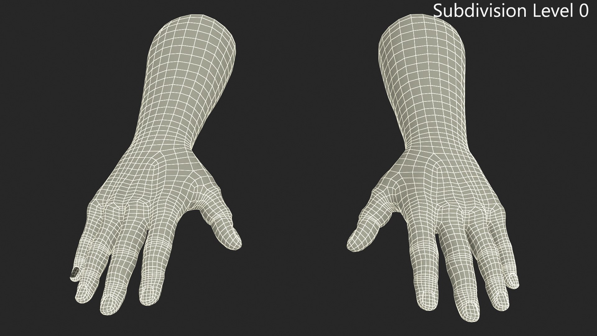3D European Man Hands Base Pose - TurboSquid 2195854