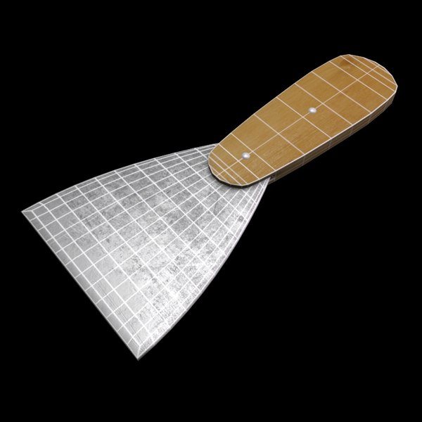 3d model spatula ready