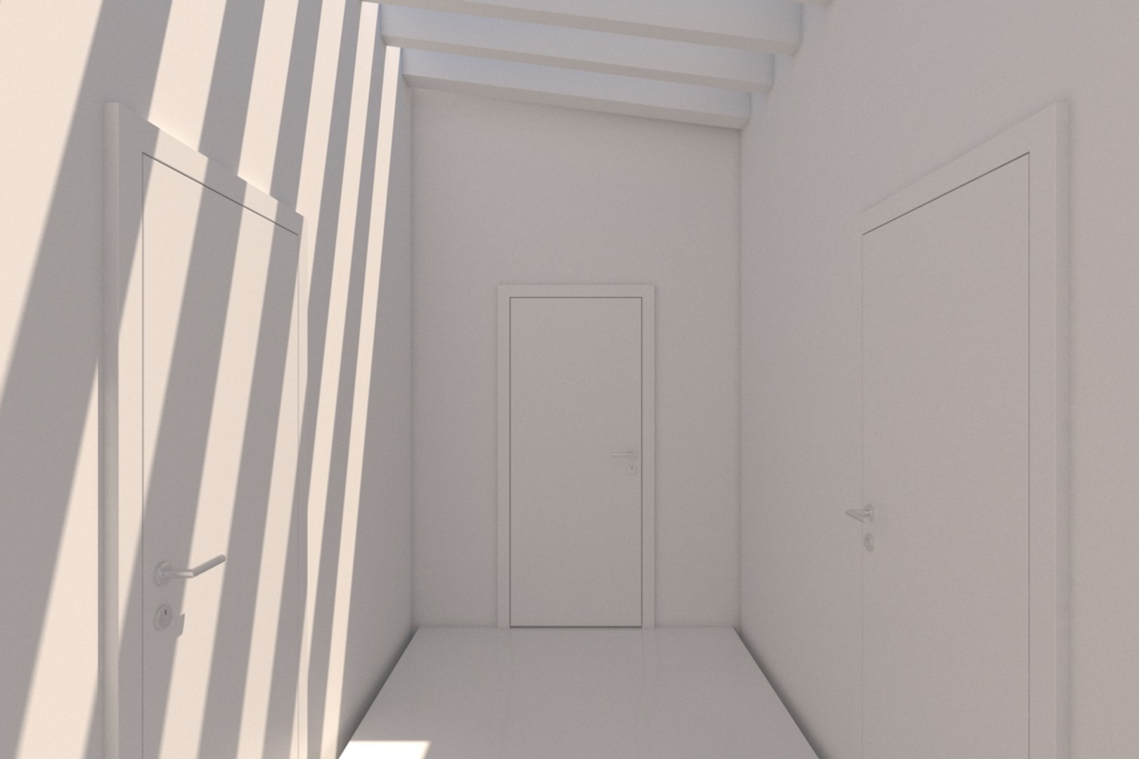 3D Hall Hallway Model - TurboSquid 1431311