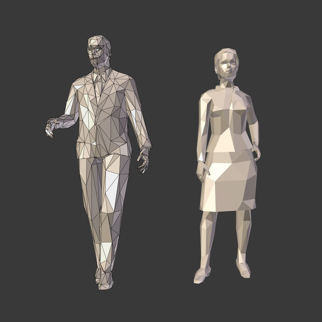 3D Silhouettes Business Man - TurboSquid 1257106