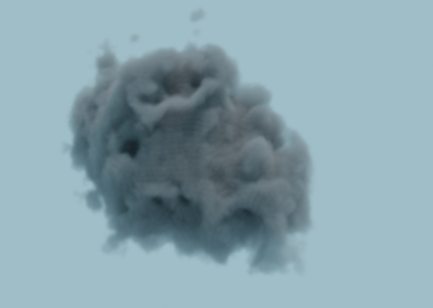 modelo 3d Rainy cloud Blender model - TurboSquid 1970156