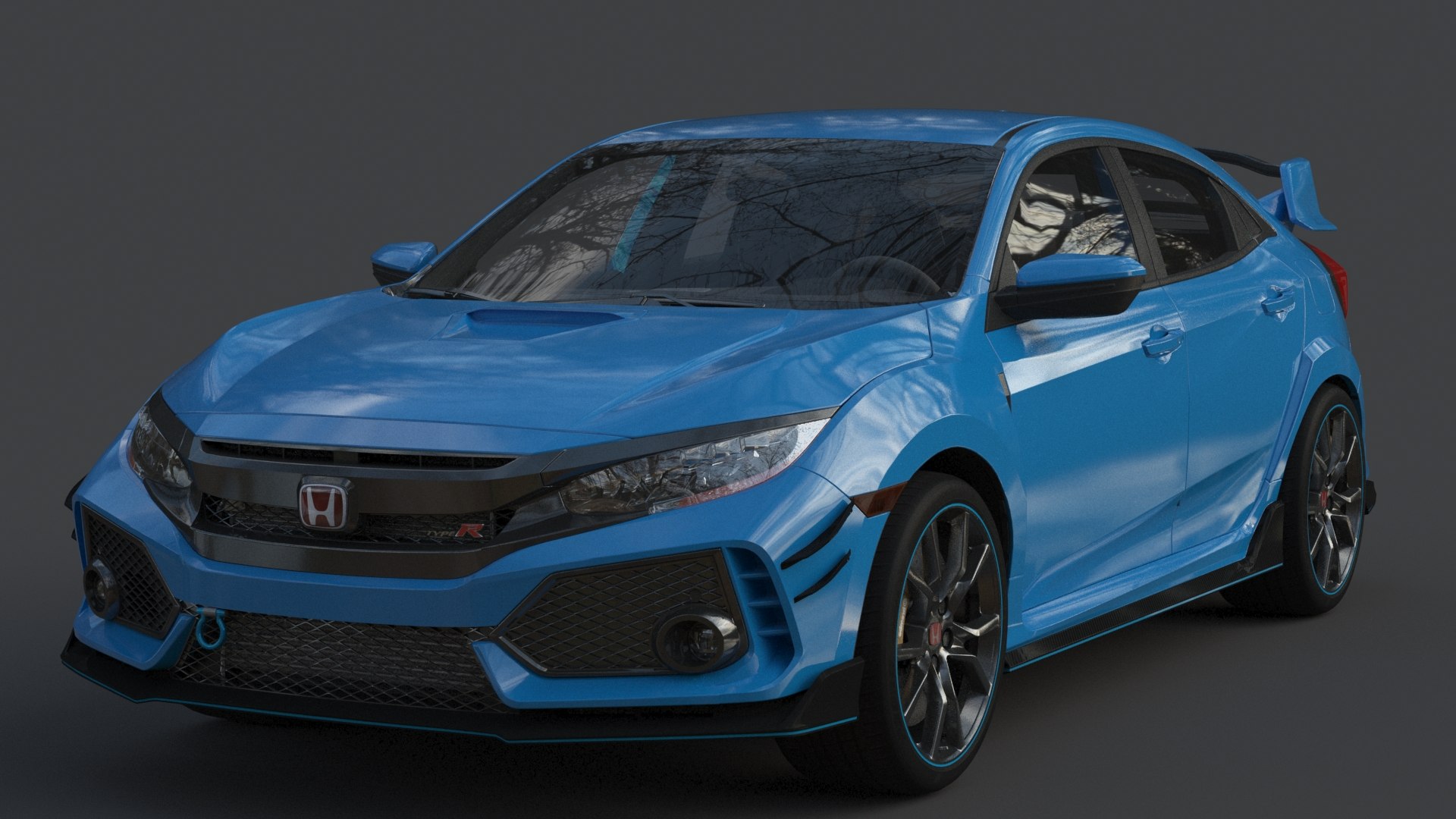modelo 3d 2018 Honda Civic typeR - TurboSquid 1701822