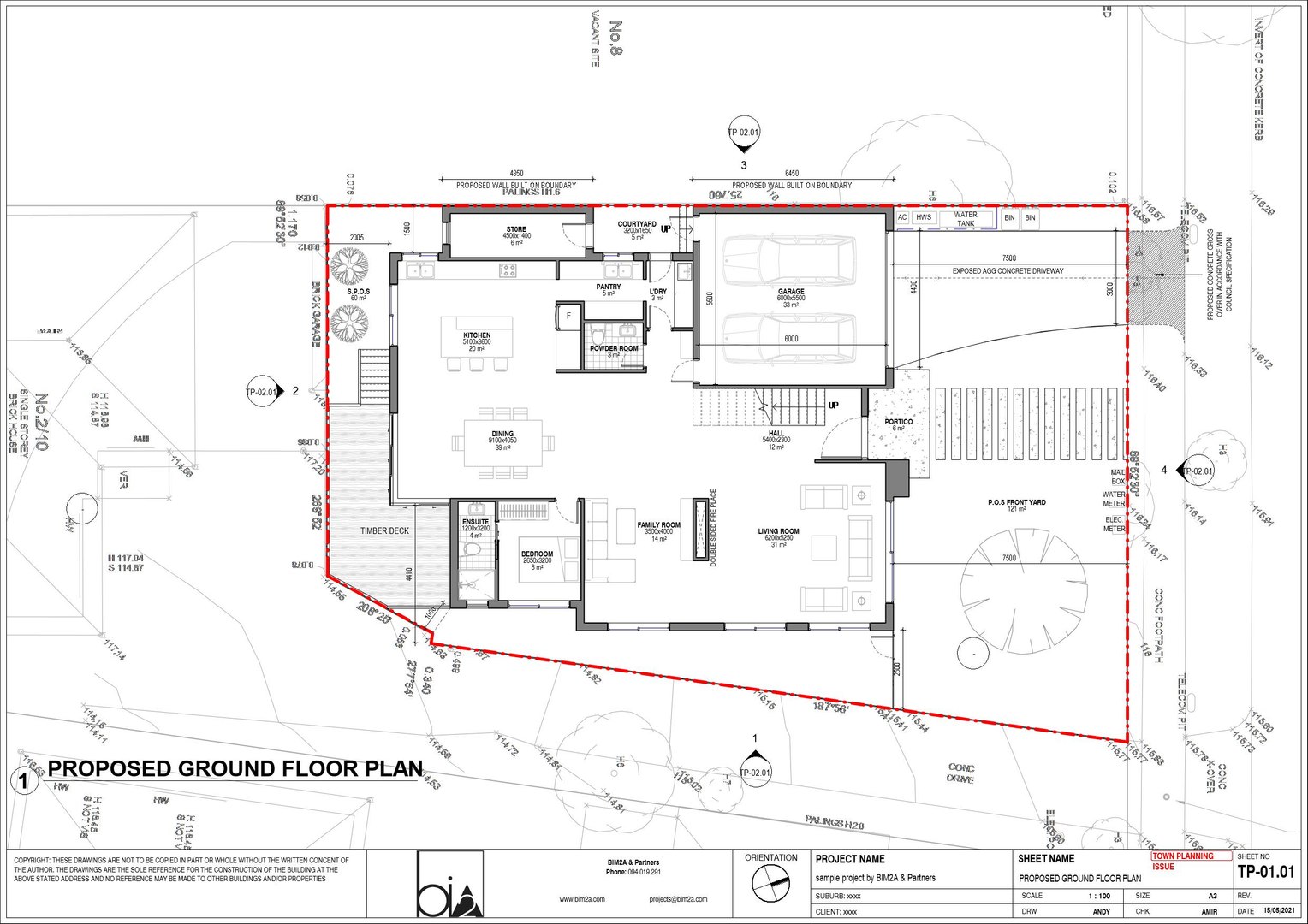 3D Single House Drawings Building Submission - Blue Prints - Building ...