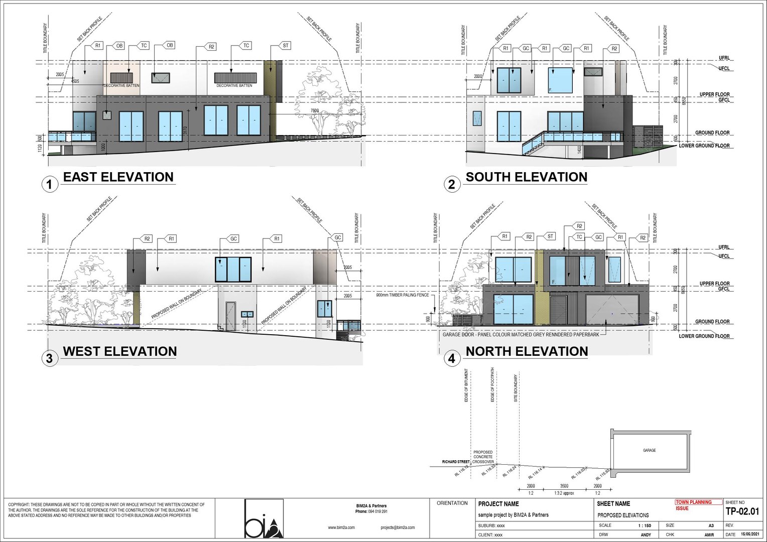 3D Single House Drawings Building Submission - Blue Prints - Building Permit By Revit ...