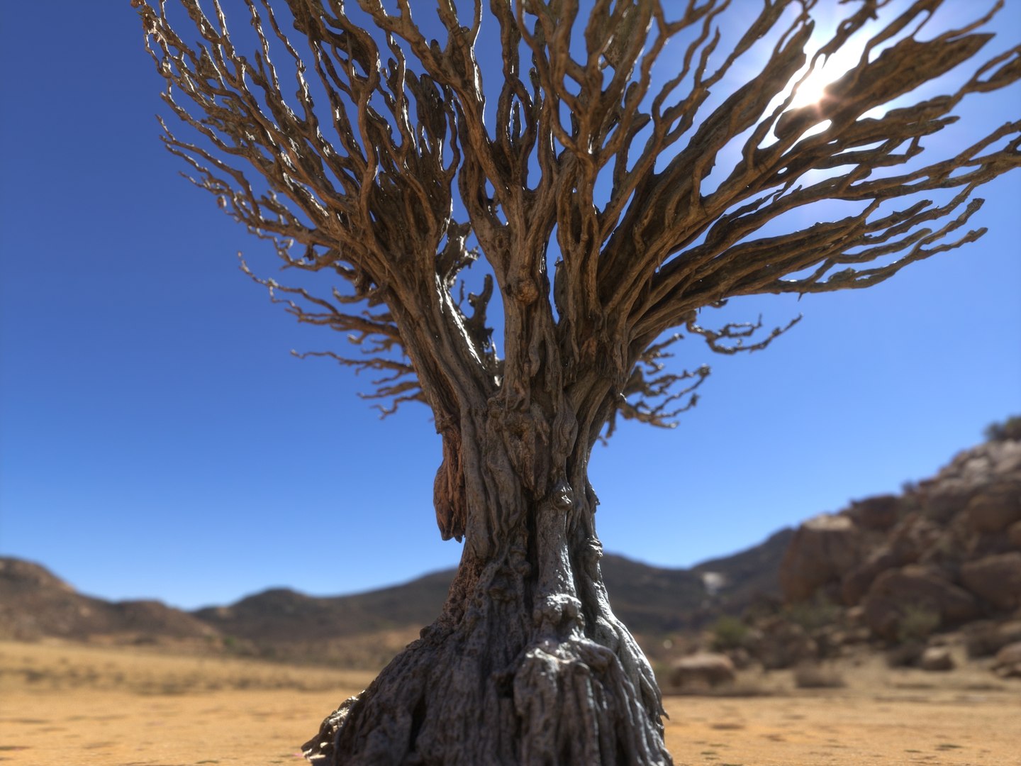 3D Model Dragon Tree 24K - TurboSquid 2350052