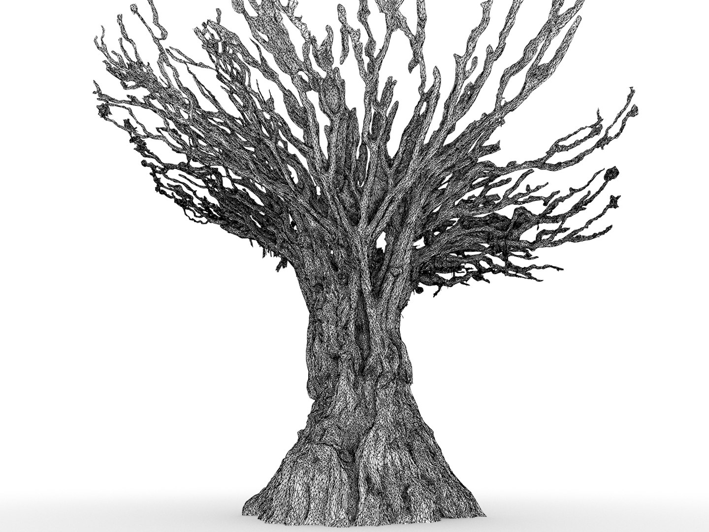 3D Model Dragon Tree 24K - TurboSquid 2350052