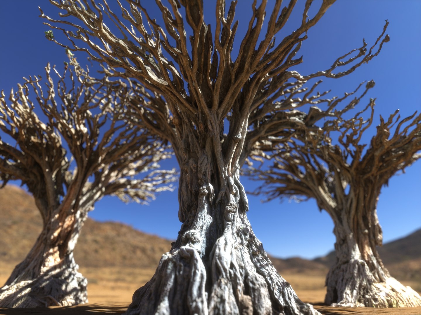 3D Model Dragon Tree 24K - TurboSquid 2350052